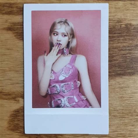 Rose Official Instant Film Blackpink 2nd Album Born Pink Box Set Ver Yg