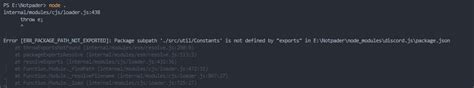 constants error · issue 5529 · discordjs discord js · github