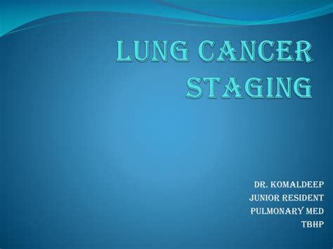 Ppt Lung Cancer Staging Powerpoint Presentation Free Download Id