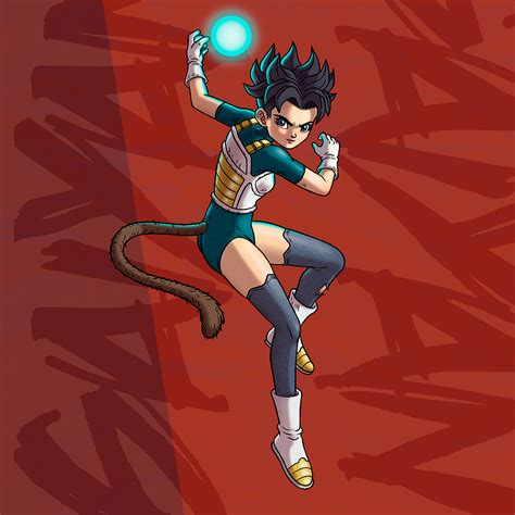 Saiyan Girl Original Oc Drawn By Me Rdragonballsuper