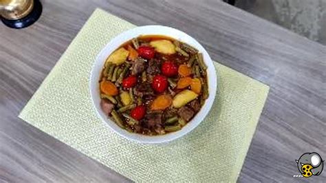 خوراک لوبیا سبز فیلو