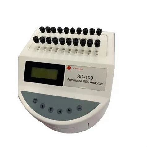 Esr Analyzer Esr Analyser Erythrocyte Sedimentation Rate Analyzer
