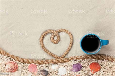 하트 모양 로프 및 커피 2015년에 대한 스톡 사진 및 기타 이미지 2015년 감정 공휴일 Istock