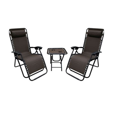 World Famous Zero Gravity Chair Table Combo
