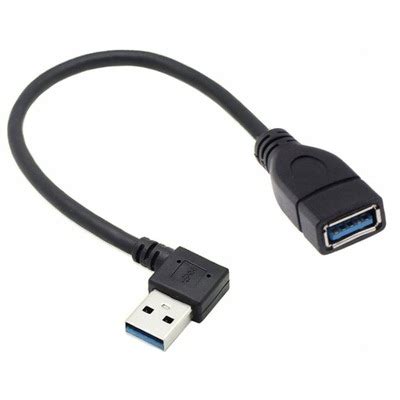 Kabel Przedłużacz KĄTOWY USB AM AF GÓRNY cm Sklep Opinie Cena w Allegro pl