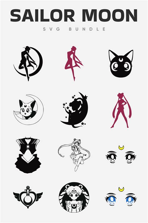 Sailor Moon Svg Collection Artofit