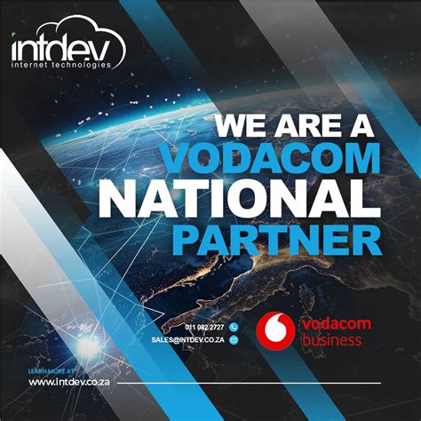 Intdev Internet Technologies On Linkedin Intdev Vodacom Partnership Connectivity