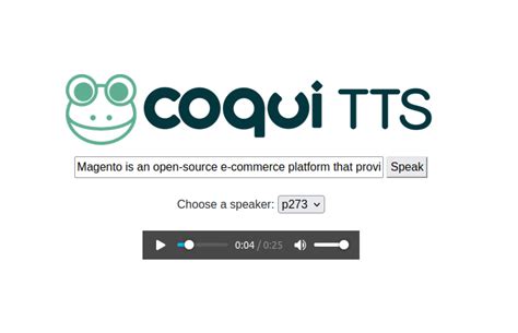 Getting Started With Coqui Tts Text To Speech Conversion