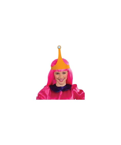 Adventure Time Princess Bubblegum Wig With Crown Girls Costume