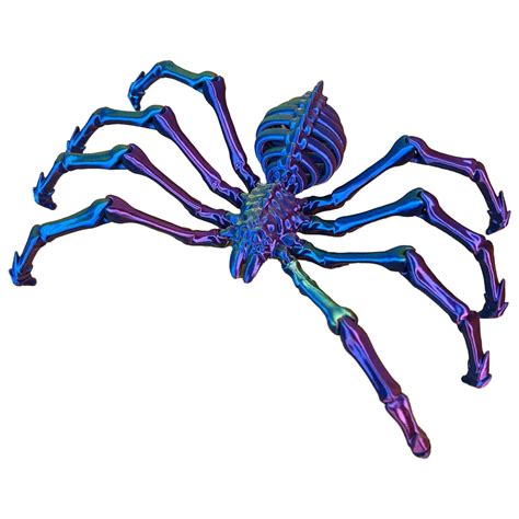 Zhourta Spider Ornament Hell Skeleton Wolf Spider Joint Movable