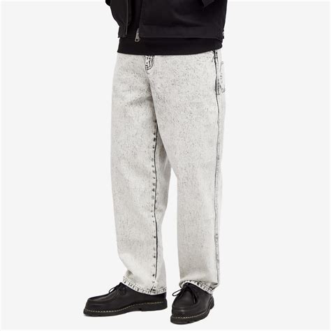 Dime Classic Baggy Denim Pants Smoke White End Us