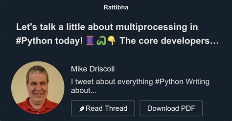 let s talk a little about multiprocessing in python today 🧵🐍👇