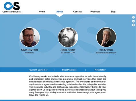 Confluency Solutions Rebrand And Website Redesign On Behance