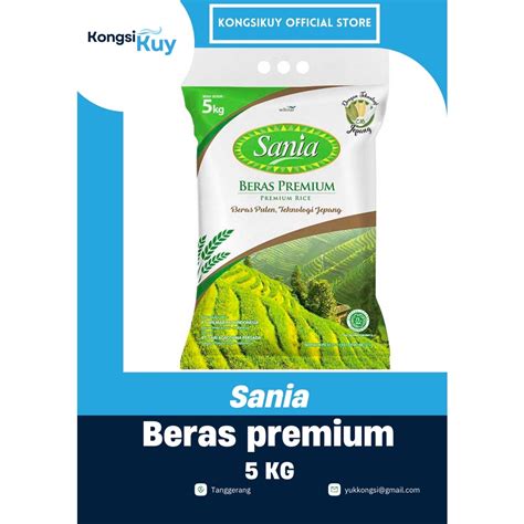 Jual Beras Sania Premium 5 Kg Shopee Indonesia