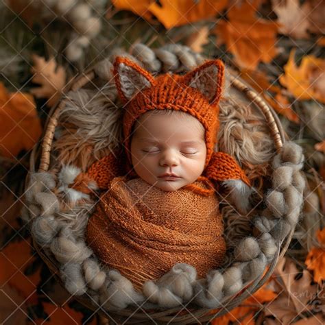 Newborn Fox Etsy