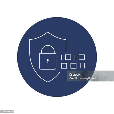 Vektor Ikon Kunci Keamanan Cyber Ilustrasi Stok Unduh Gambar Sekarang