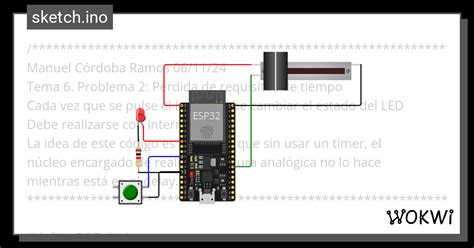 T6 P2 Wokwi ESP32 STM32 Arduino Simulator