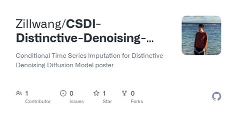 Github Zillwang Csdi Distinctive Denoising Diffusion Model