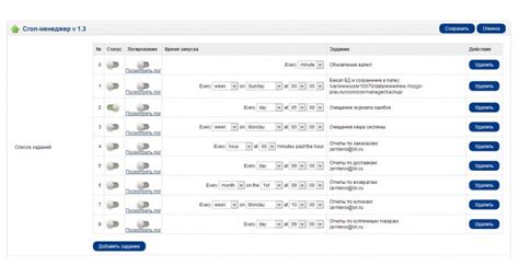 opencart module cron manager
