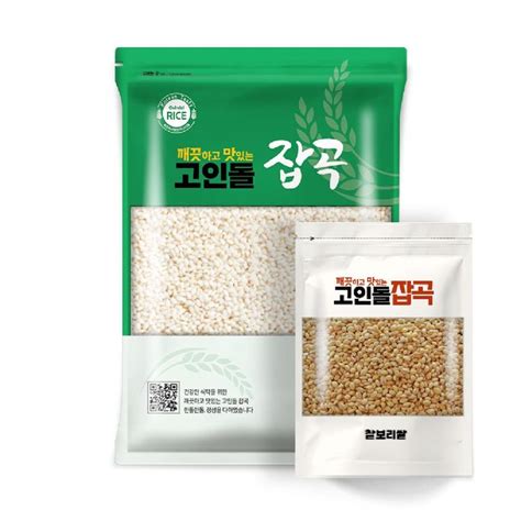 고인돌 쌀4kg 국내산 찹쌀 찰보리200g증정 홈플러스 택배배송