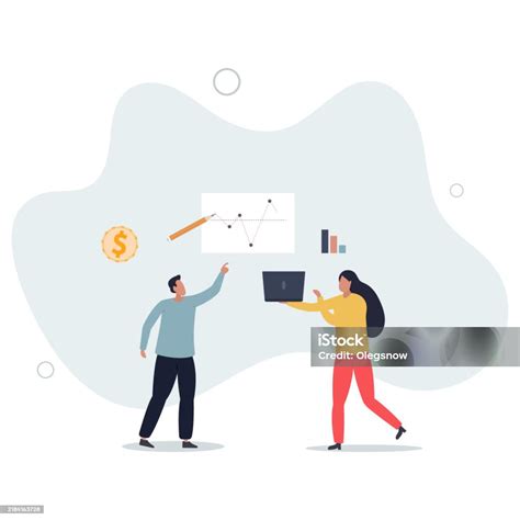 비즈니스 수익 분석을 통한 재무 기초 통계 그래프와 Diagramflat 문자를 사용한 회사 재무 데이터 계산 가격에 대한 스톡 벡터 아트 및 기타 이미지 Istock