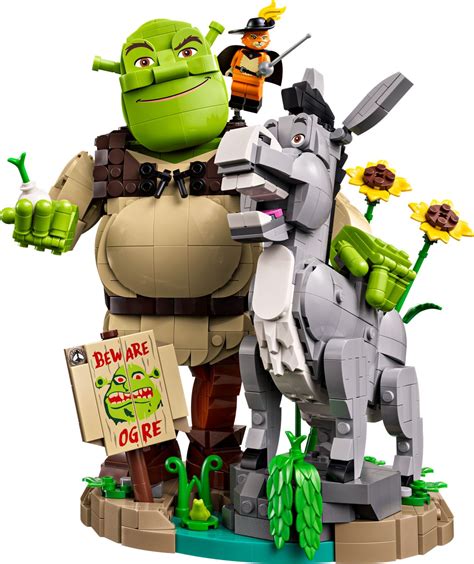 Shrek LÂne Et Le Chat Potté 72423 Unknown Boutique Lego