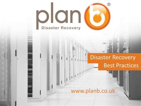 Disaster Recovery Best Practices Ppt