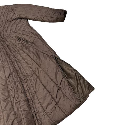 Yoki Brown Puffer Maxi Jacket ♡ Condition Depop