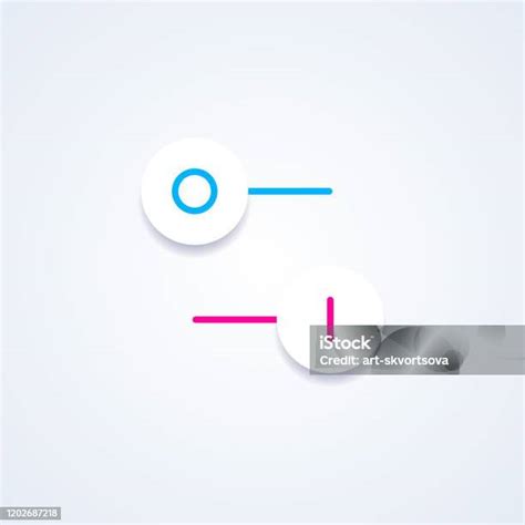 켜기 및 끄기 슬라이더 버튼입니다 인터페이스 버튼을 전환합니다 벡터 3d 그림입니다 플랫 아이콘 켜기 및 끄기 전환 스위치 버튼