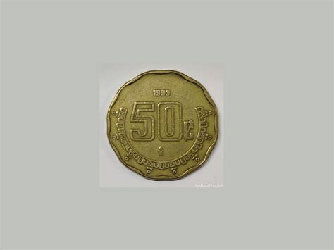 50 Centavos Descubre Cuánto Pesa Una Moneda De 50 Centavos Y