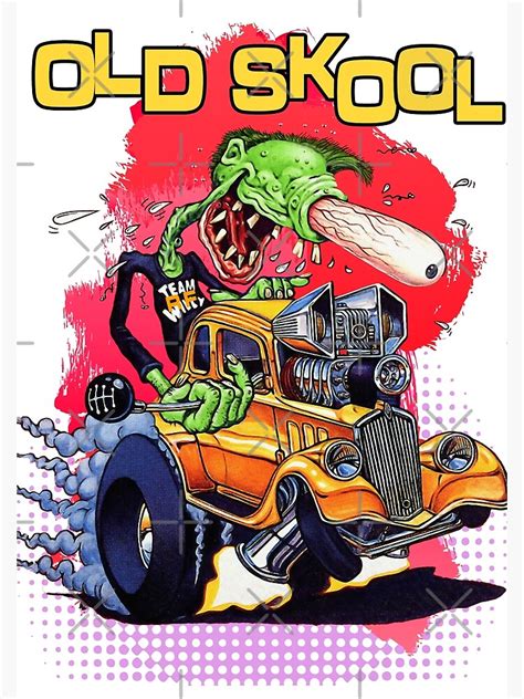 Hotrod Old Skool Poster For Sale By Kasperrelay Redbubble