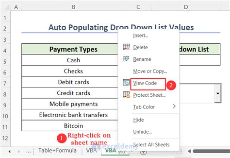 How To Auto Update Drop Down List In Excel Methods