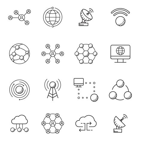 Set Of Big Data Database Cloud Computing Network 49795491 Vector Art At Vecteezy