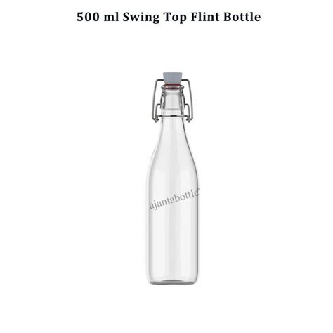 500 Ml Swing Top Flint Glass Bottle At Rs 4900piece Naraina New
