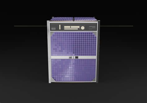 1ru Generic Cubesat Cgtrader