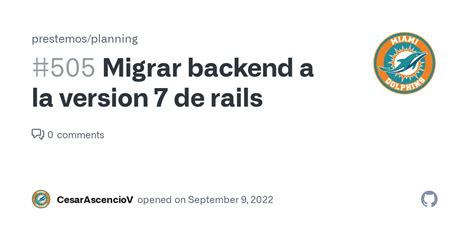 Migrar Backend A La Version 7 De Rails · Issue 505 · Prestemos