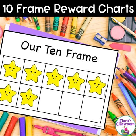 Mash Ten Frame Classroom Management Reward Charts
