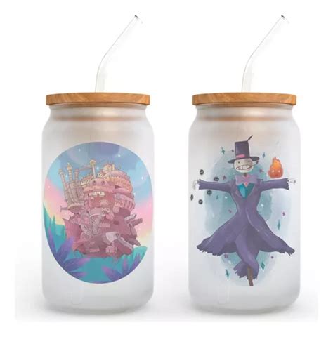 El Castillo Ambulante Cabeza De Nabo Studio Ghibli Vaso 16oz Meses
