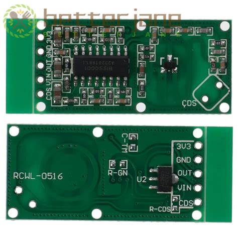 better jane 10pcs human sensor rcwl 0516 rcwl 0516 microwave radar