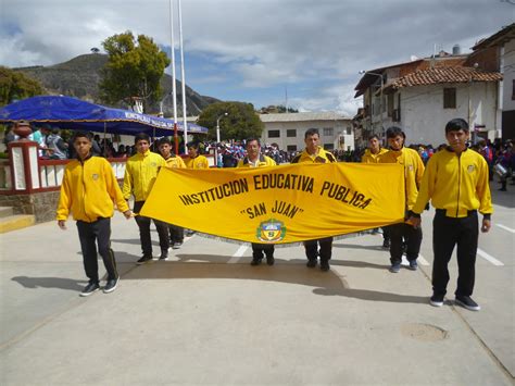 ALTA GRACIA CON LA FE Y LA VERDAD Desfile por aniversario del Colegio San Nicolás de Huamachuco