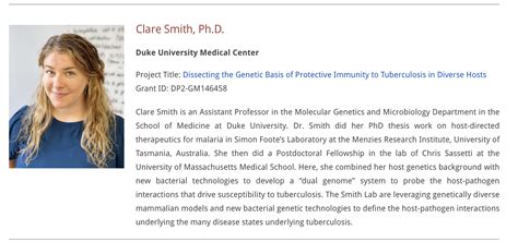 nih director s new innovator award the smith lab mgm