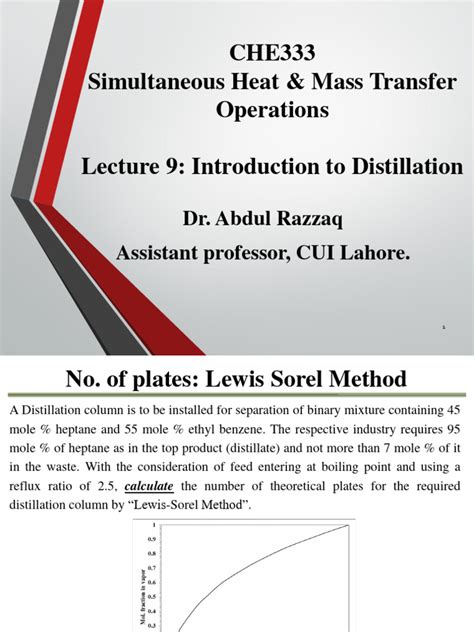 Lecture 9 Binary Distillation Problems Pdf Distillation