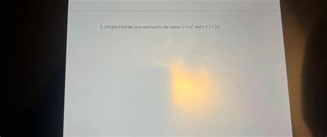 Solved 10 ﻿pts ﻿find The Area Enclosed By The Curves Yx2