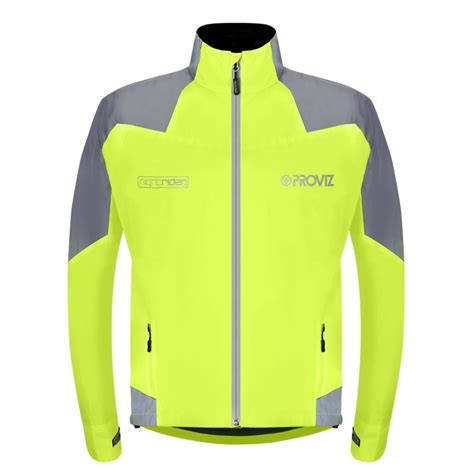 Proviz Nightrider Cycling Reflective And Waterproof Jacket Yellow