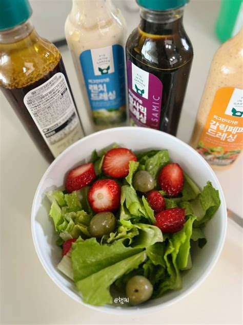 피그인더가든 Spc 드레싱 4종 맛 후기 가벼운 샐러드드레싱 추천 네이버 블로그