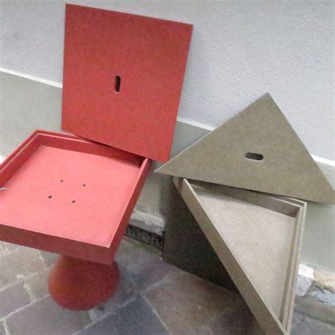 Proantic Massimo Morozzi 2 Elements Modular Furniture Tangram 1983 Ca