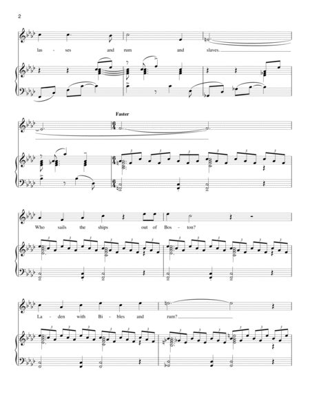 Molasses To Rum From 1776 By Sherman Edwards Piano Vocal Digital Sheet Music Sheet