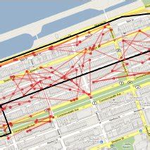 GSM Localization Errors Raw Location Samples Are In Red And The True Download Scientific