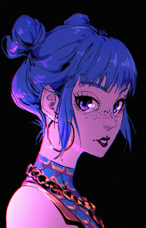 Cheri Nowlin Cyberpunk And 1 More Drawn By Dtroy Danbooru