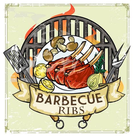 Bbq Grill Logo Design — Stock Vector © Nataliahubbert 43415511